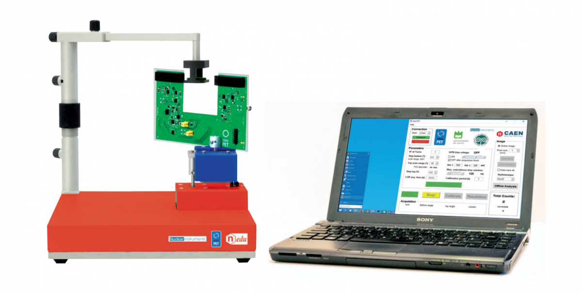 Two-dimensional Reconstruction of a Radioactive Source - CAEN Educational